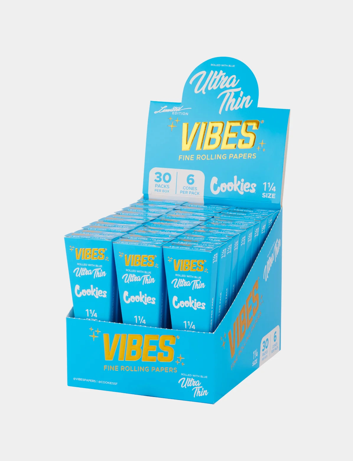 VIBES x COOKIES - 1.25” Blue Cones – VIBES Papers